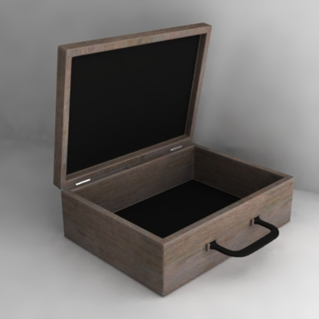 3d Model Wooden Case