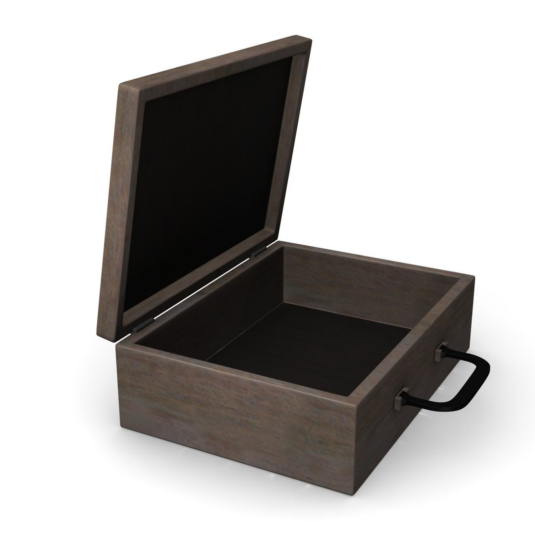 3d Model Wooden Case