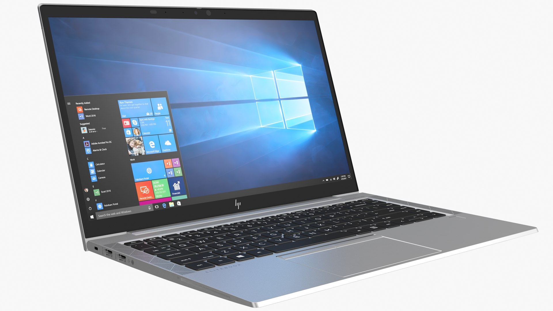Realistic Hp Elitebook 845 3D Model - TurboSquid 1676256