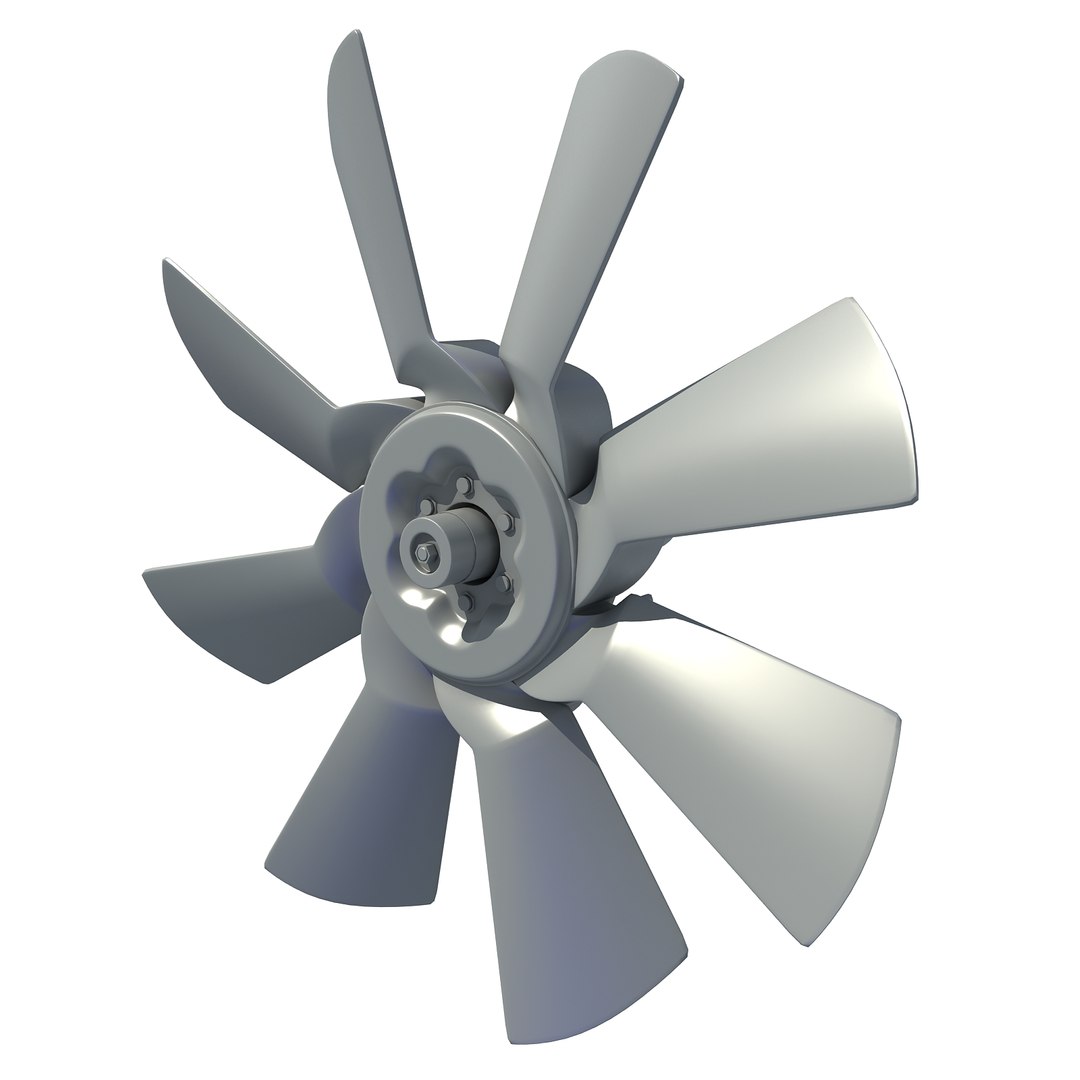 3D Model Engine Cooling Fan - TurboSquid 1171654