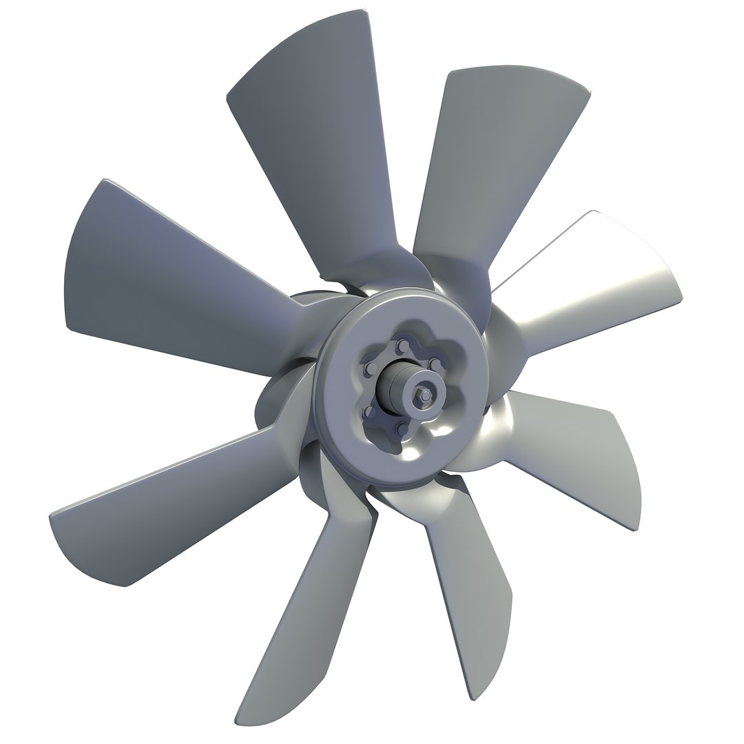 3D Model Engine Cooling Fan - TurboSquid 1171654