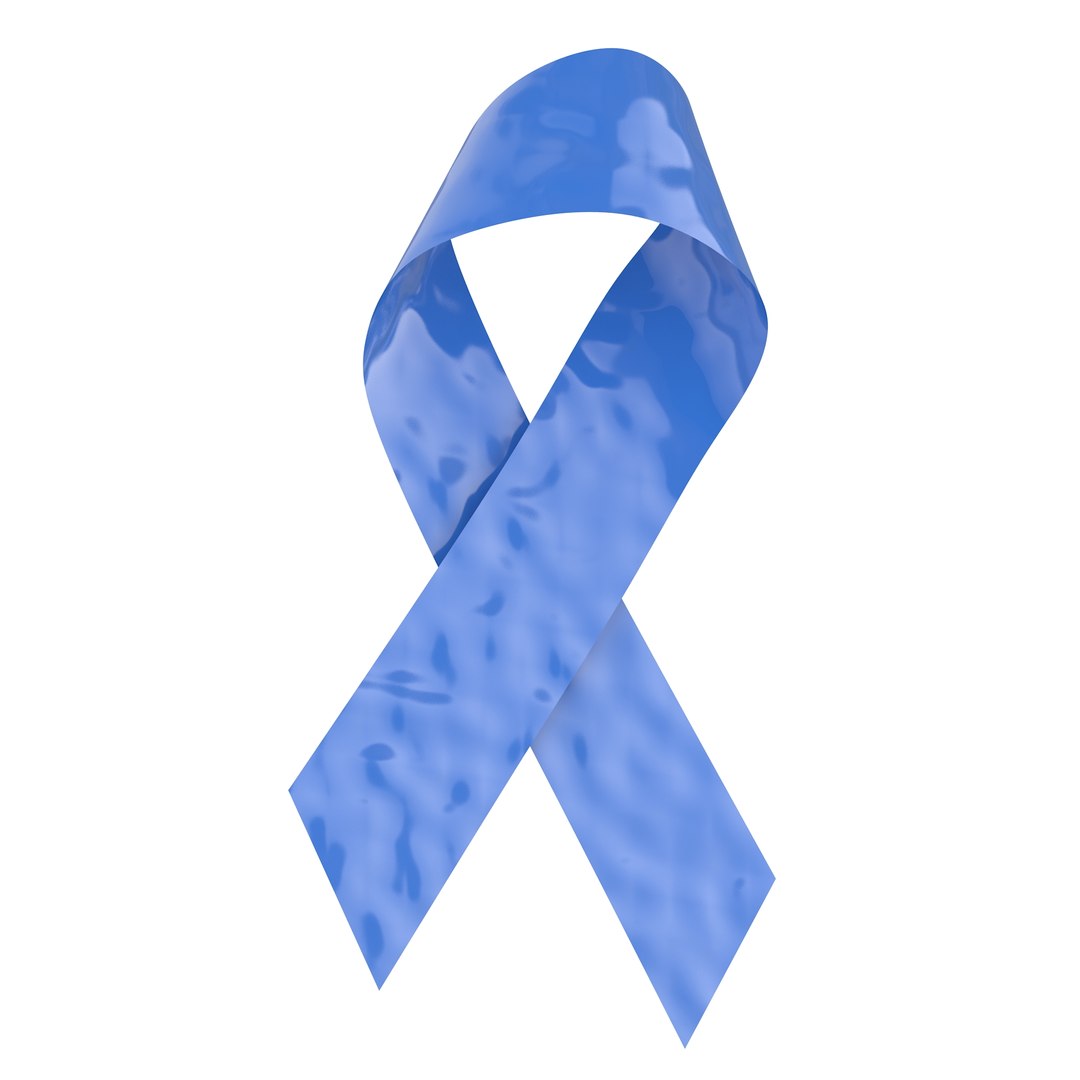 3D Model Blue Ribbon Awareness Symbol - TurboSquid 2005661