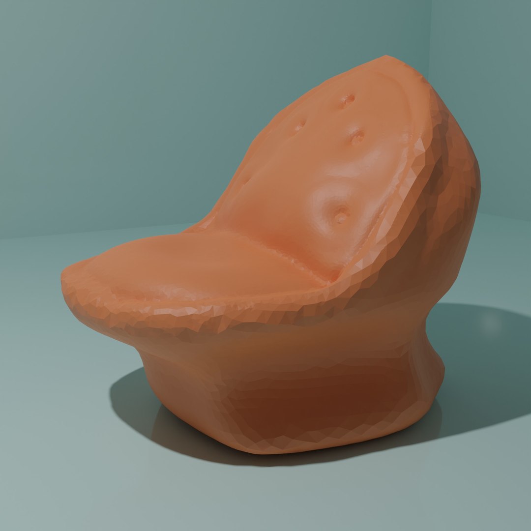 3D Model Soft Ugly Chair - TurboSquid 2054222