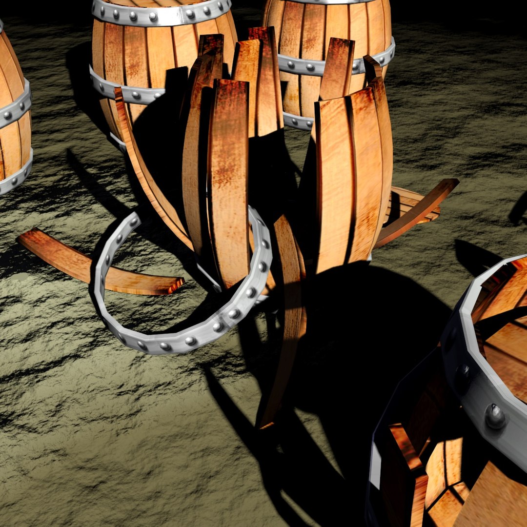 Barrel Model - TurboSquid 1099690