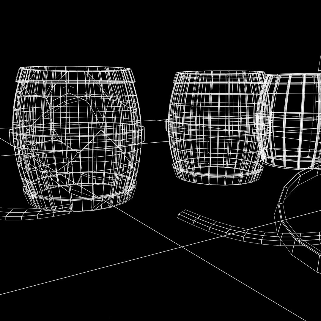 Barrel Model - TurboSquid 1099690