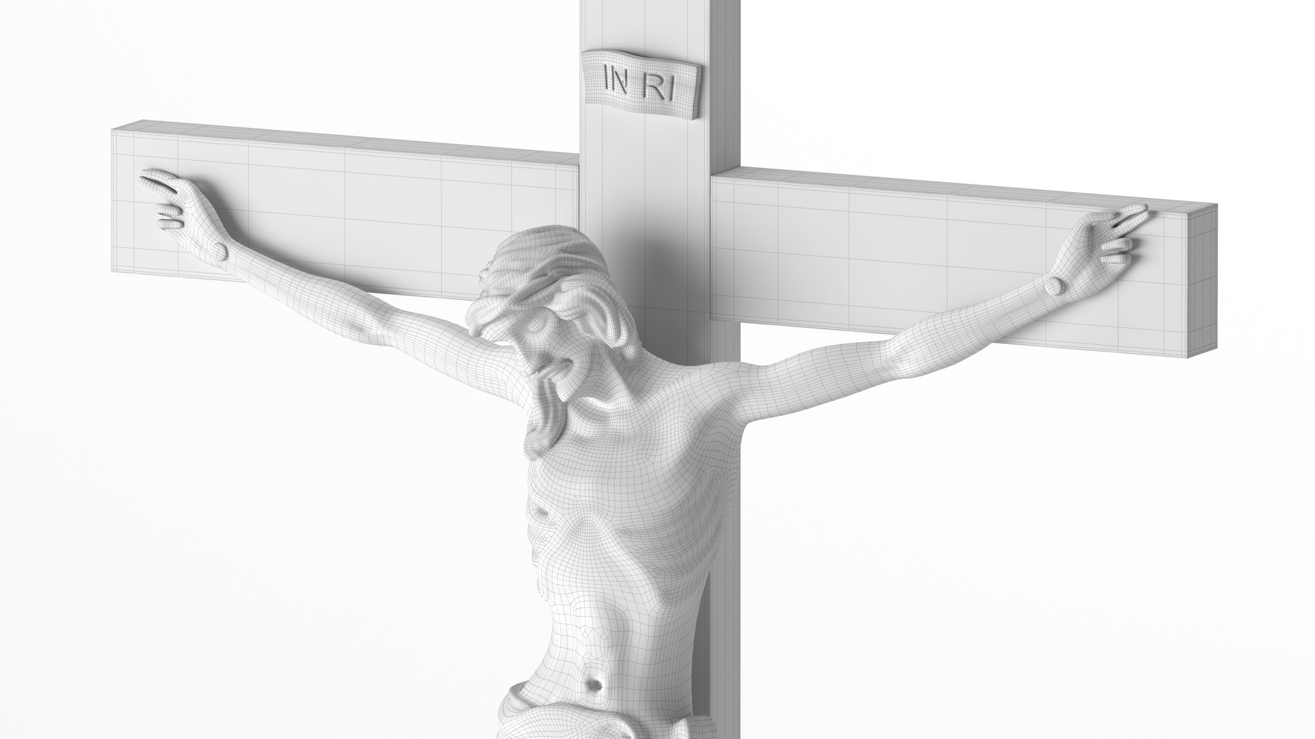 Cross Symbol Crucifix 3D Model - TurboSquid 1693318