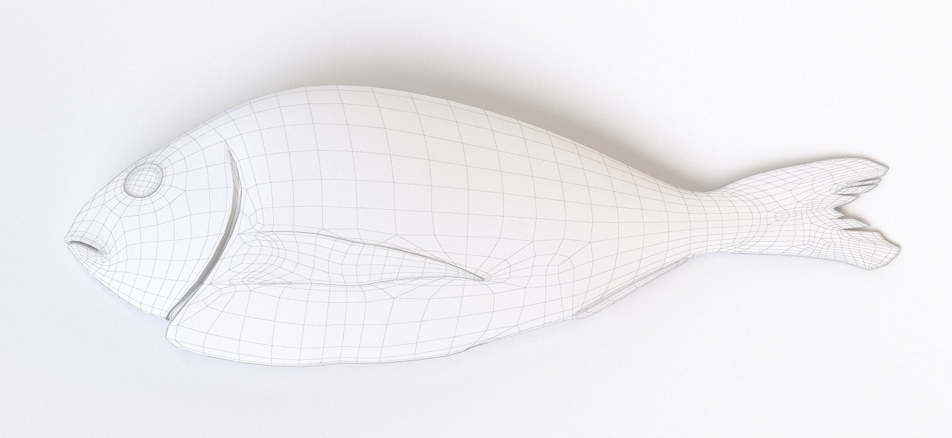 Fresh Fish - Set 3d Model