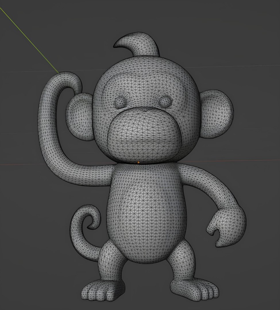 Monkey 3D Model - TurboSquid 2340507