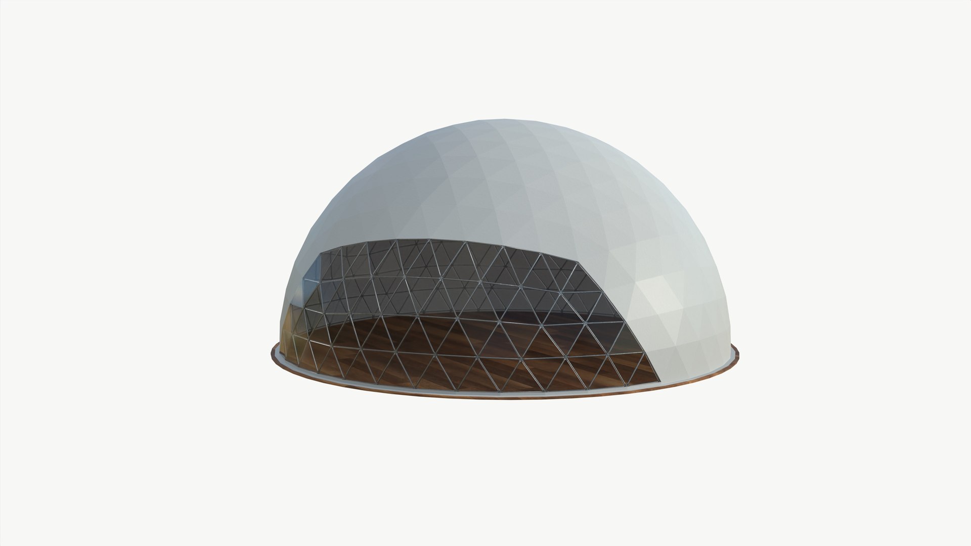 Geodesic Dome Big Structure 3D - TurboSquid 2220700