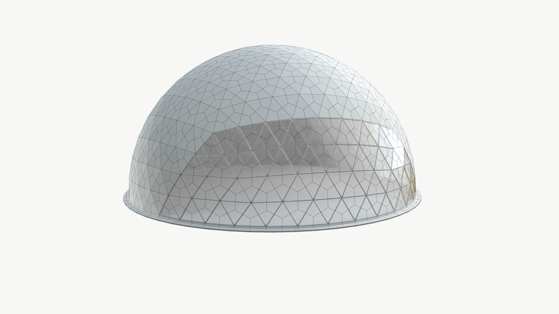 Geodesic Dome Big Structure 3D - TurboSquid 2220700