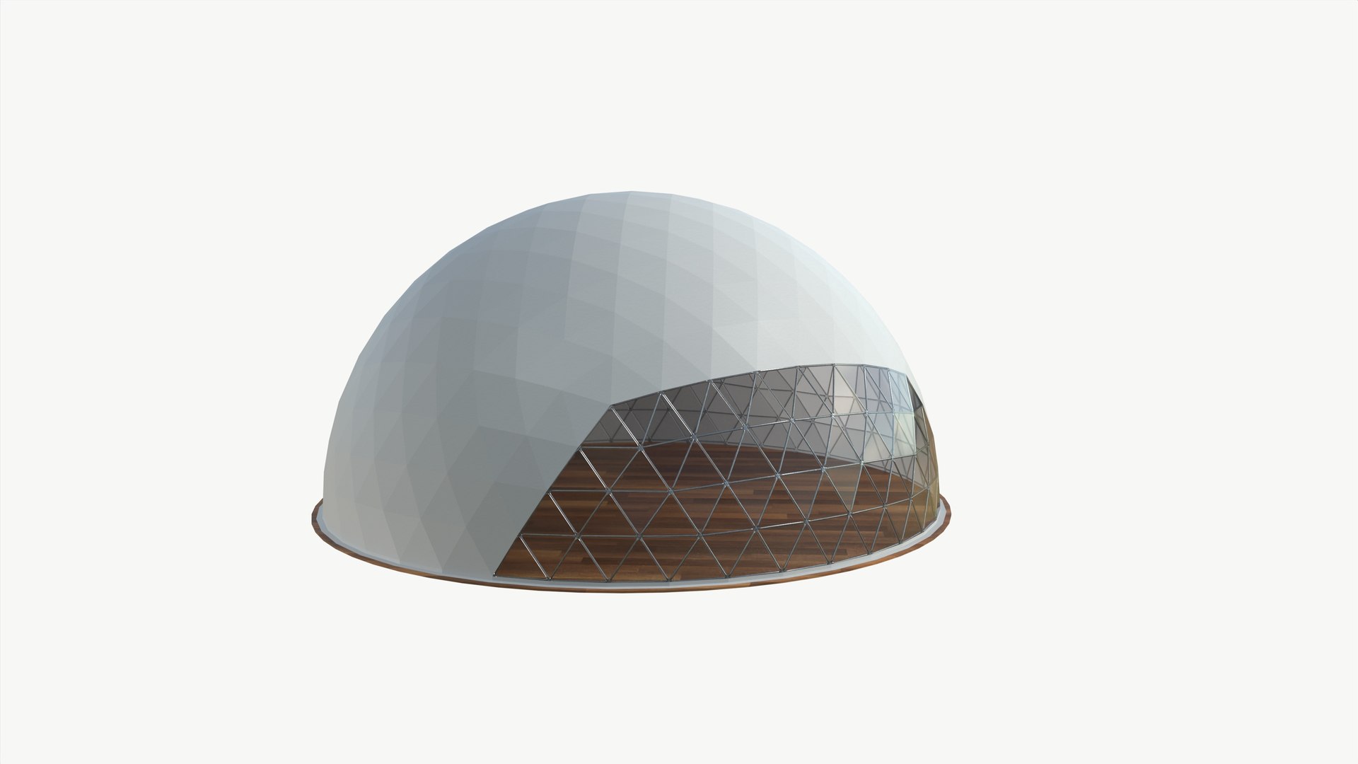 Geodesic Dome Big Structure 3D - TurboSquid 2220700