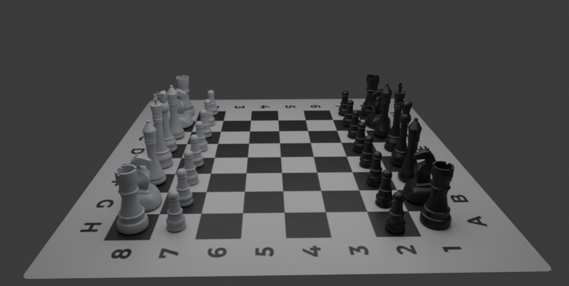 3D Chess Board - TurboSquid 2286556