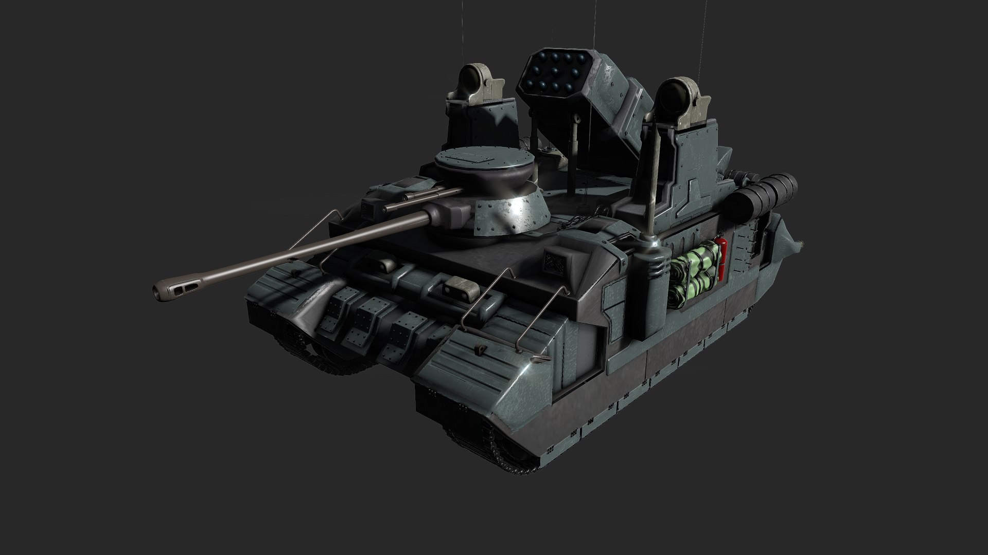 Scifi Tank 3D Model - TurboSquid 1216763