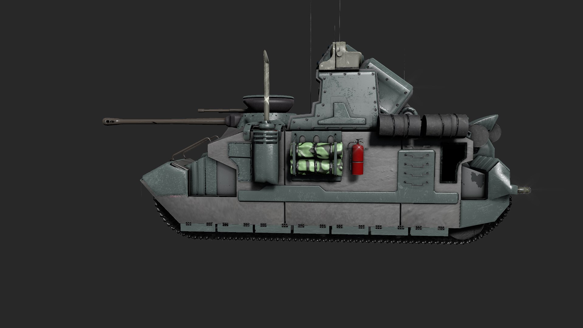 Scifi Tank 3D Model - TurboSquid 1216763