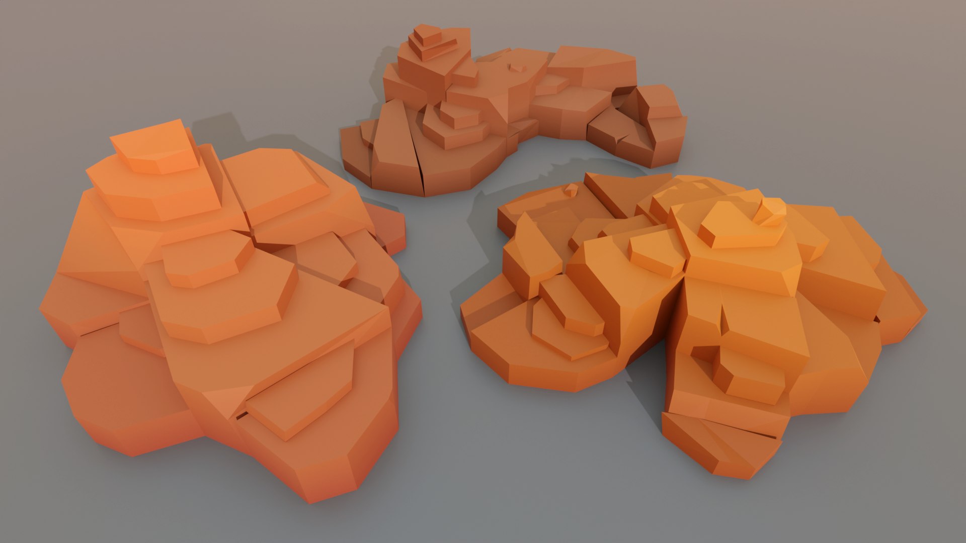 3D Collection Landscape Savannah Biome Low Poly Model - TurboSquid 2217191