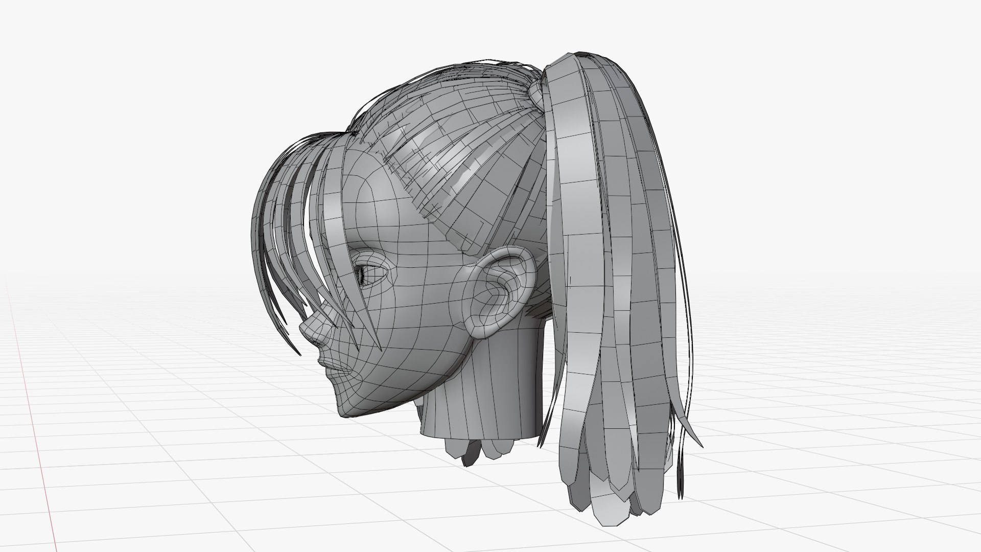 3D Styled Hair - 02 - TurboSquid 2260154