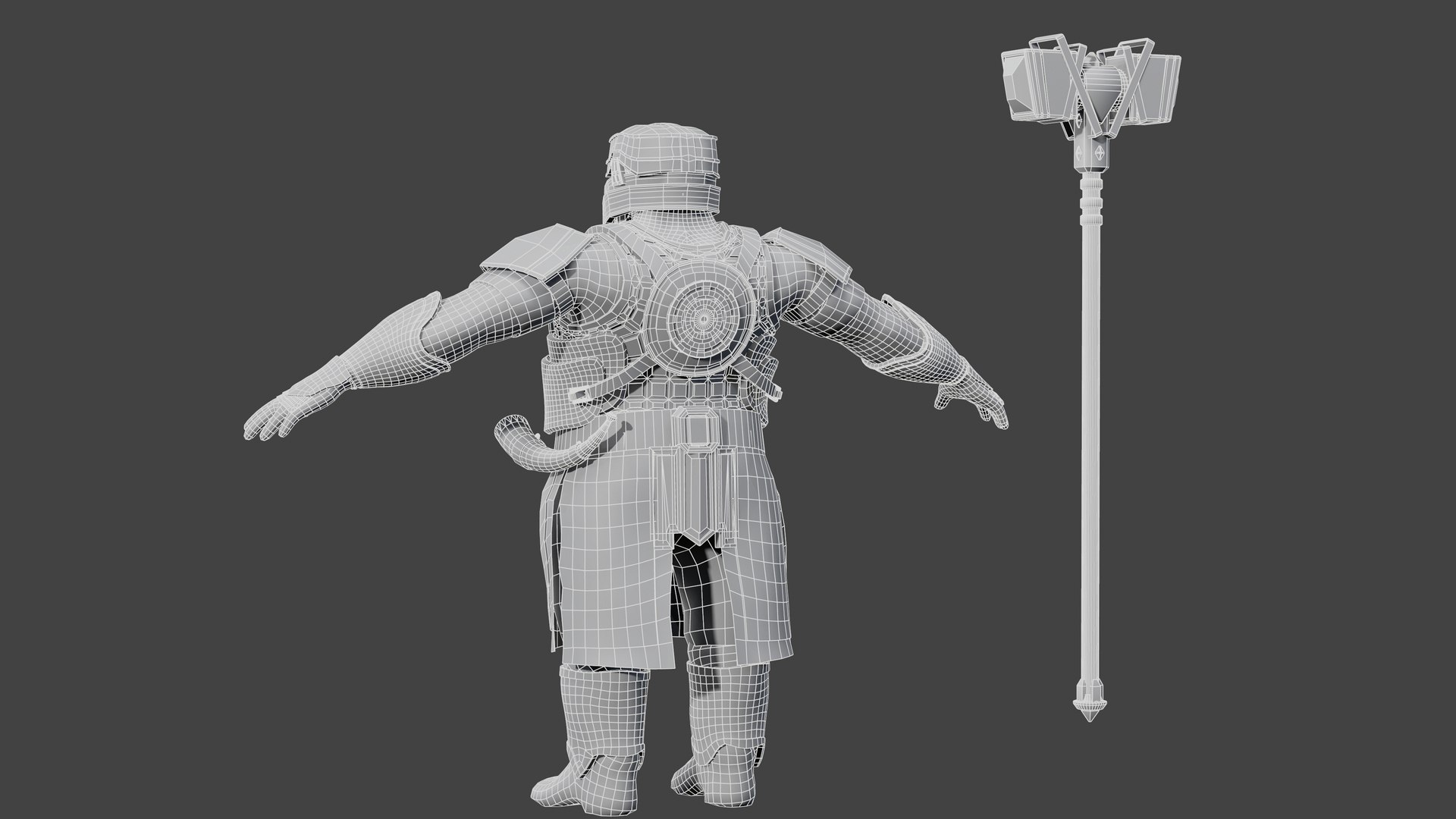 3D Dwarf Warrior Character Model - TurboSquid 1673616