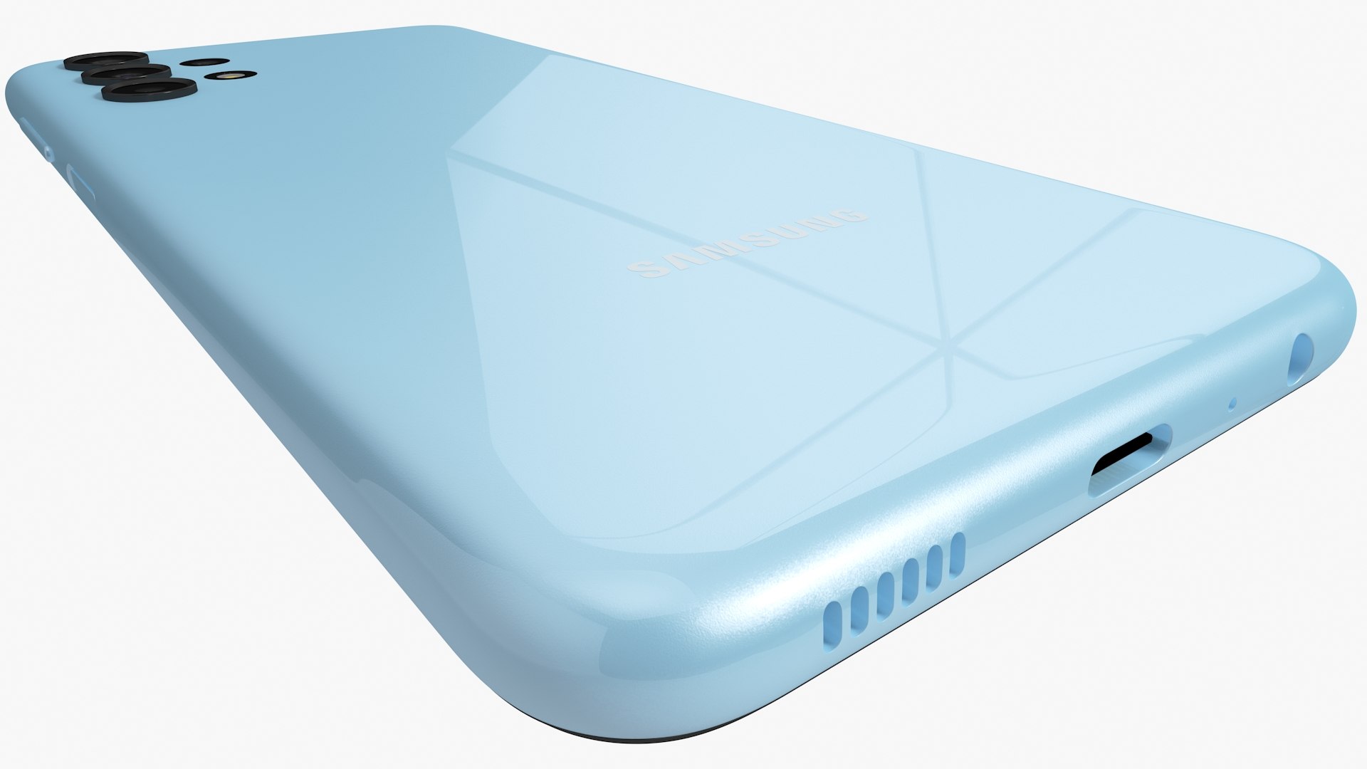 Samsung Galaxy A13 LTE Blue 3D Model - TurboSquid 1865305