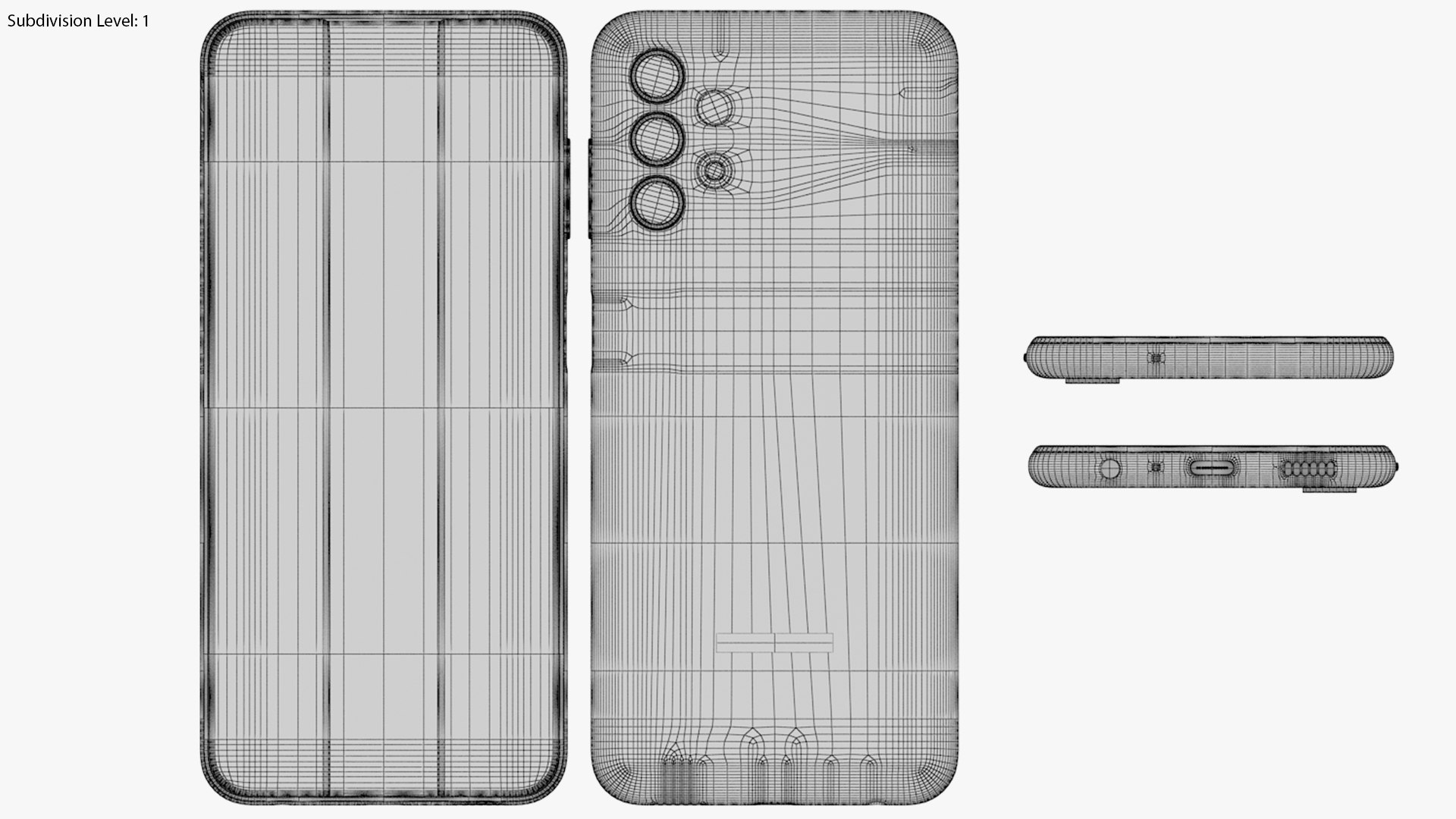 Samsung Galaxy A13 LTE Blue 3D model - TurboSquid 1865305