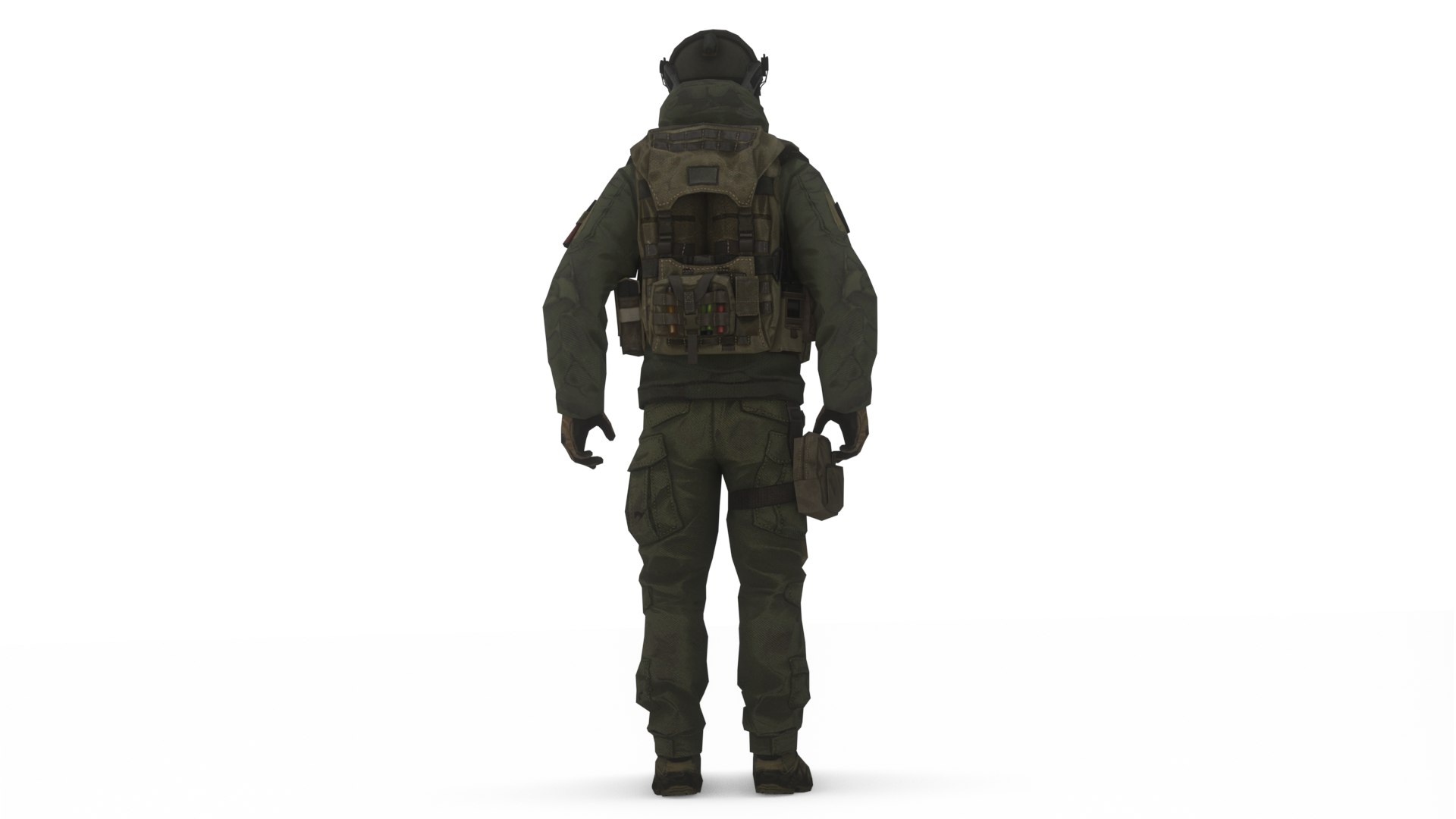 Tactical Special Forces Operator Realistic 3D Model Rigged 3D Model ...