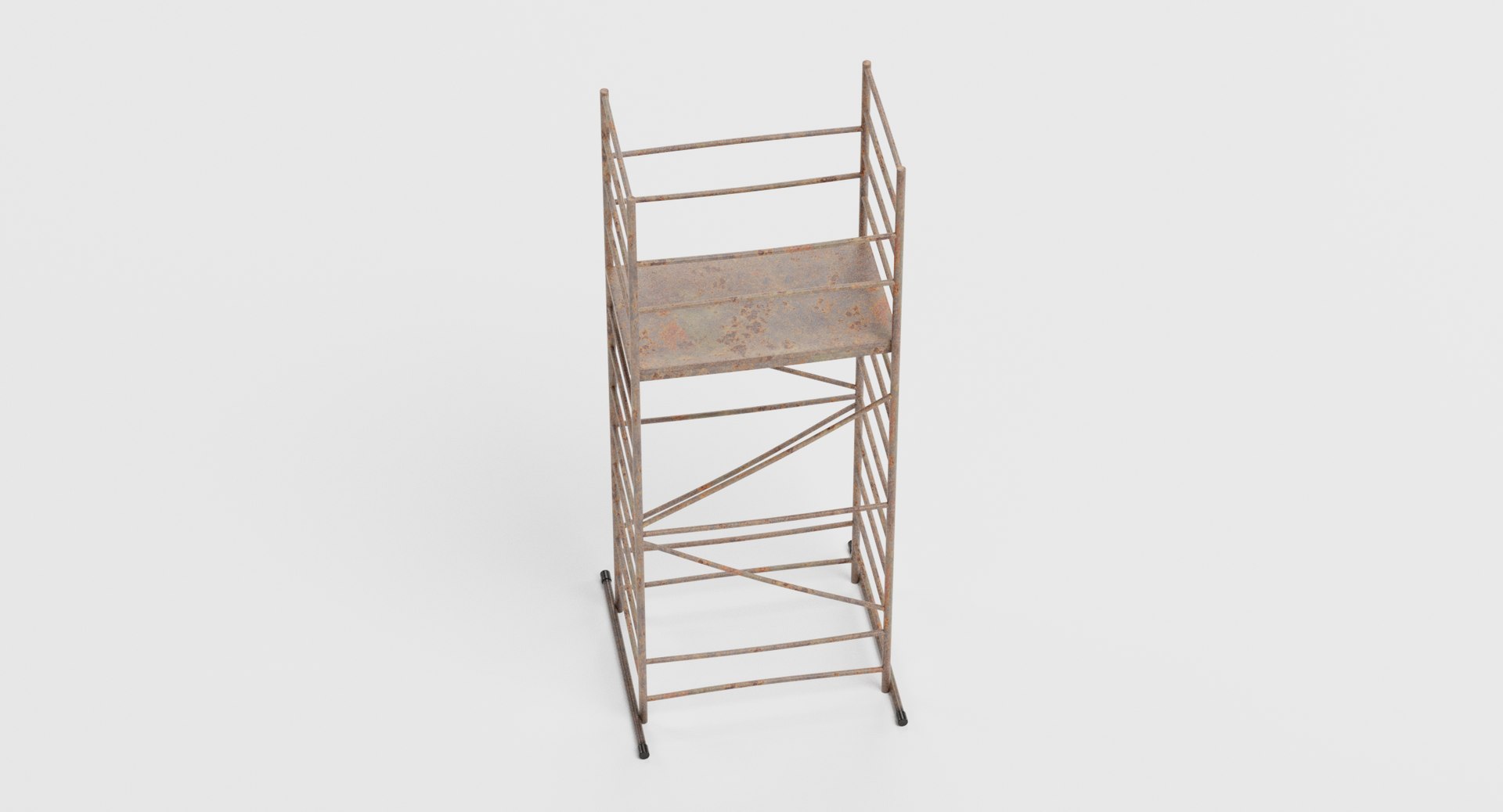 Old Scaffolding 3D Model - TurboSquid 1402301