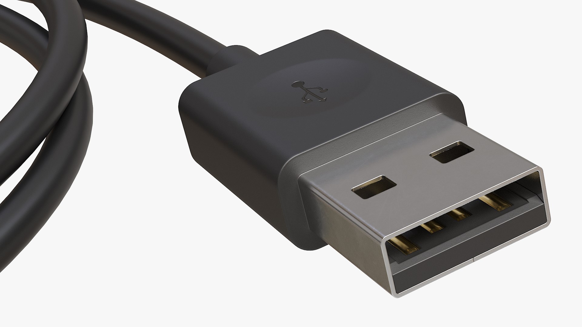 USB 2 To Micro USB Cable 3D Model - TurboSquid 2253520