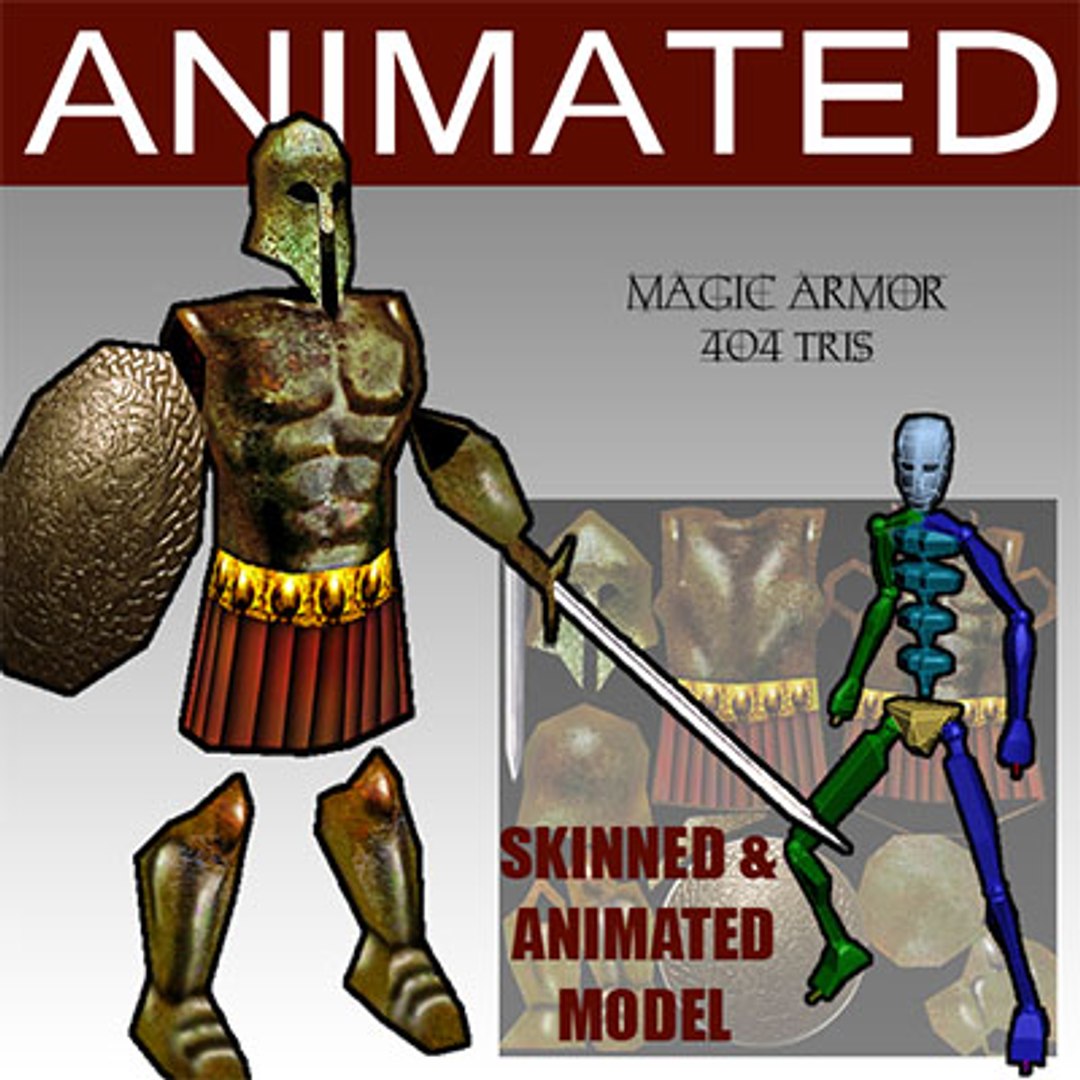 glest animation 3d model