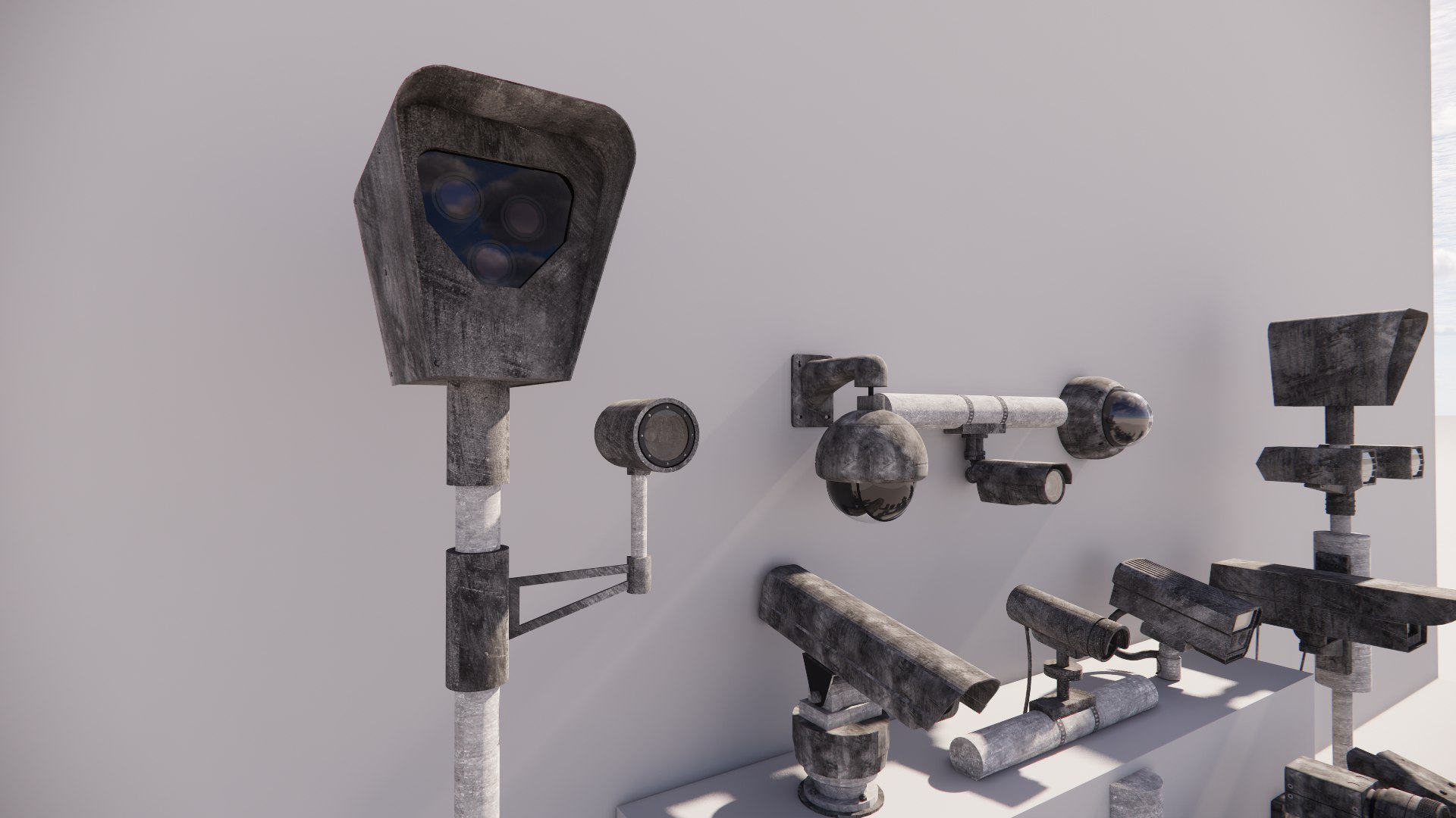 3D Security Cameras-A8 - TurboSquid 2223439