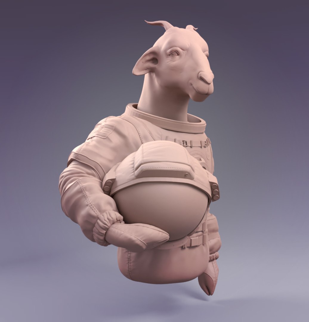 3d Goat Model