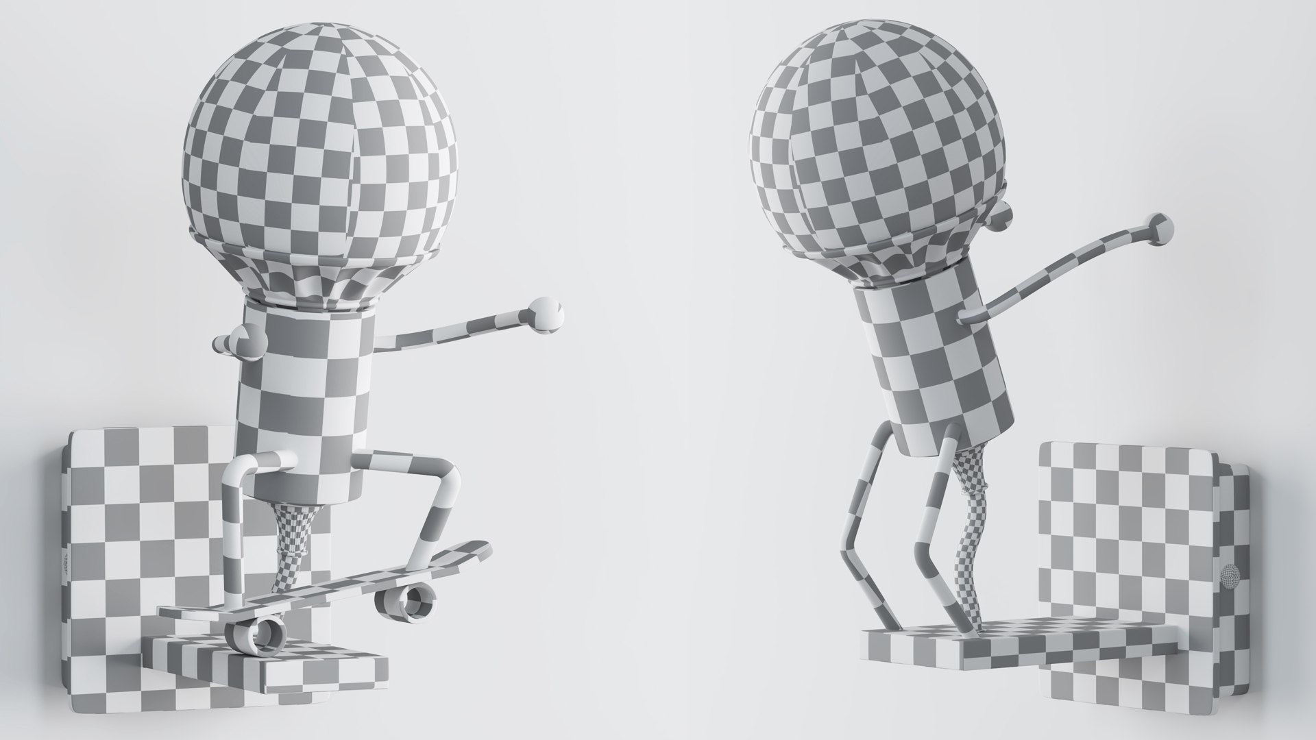 Creative Little Man Lamp 3D Model - TurboSquid 1849149