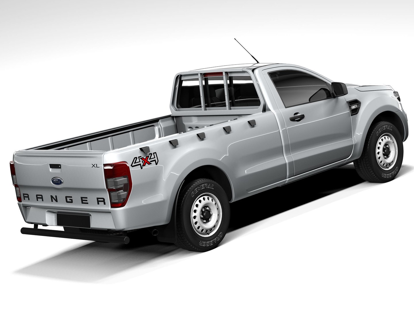 3D Ford Ranger XL SingleCab 2019 Model - TurboSquid 2224228