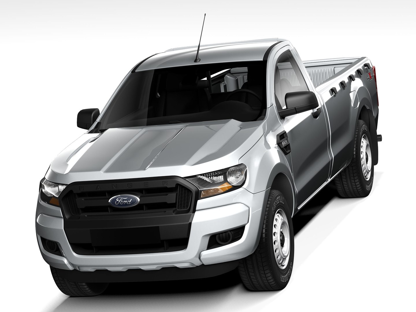 3D Ford Ranger XL SingleCab 2019 Model - TurboSquid 2224228