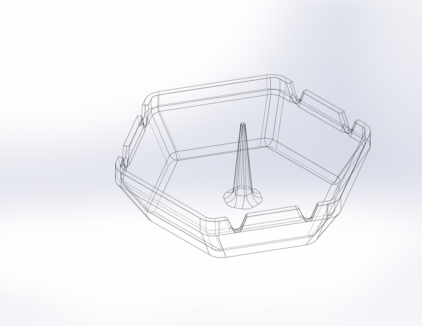 Ashtray With Debowler Model - TurboSquid 1808536