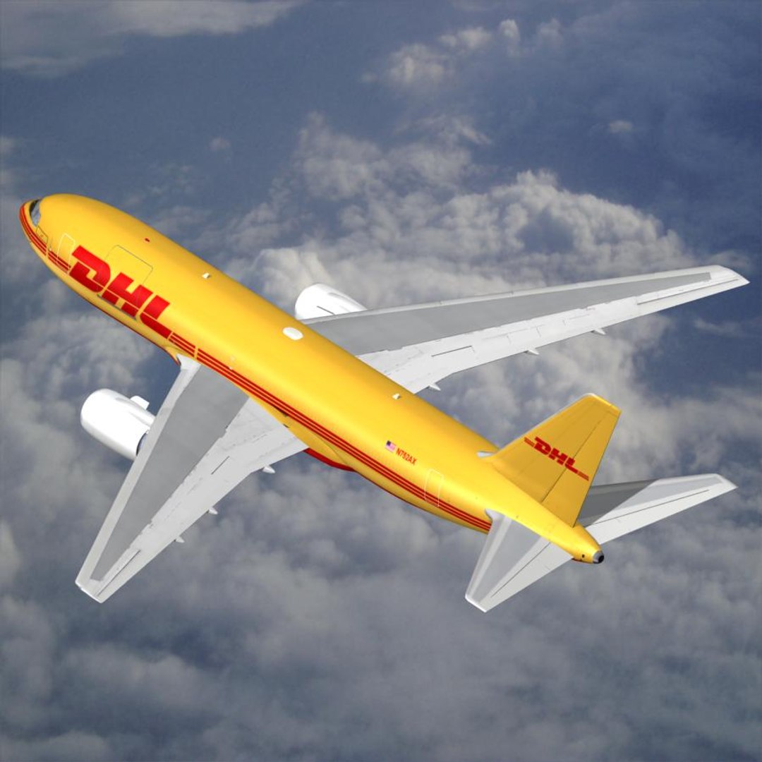 Dhl 767-200f 767 3d Model