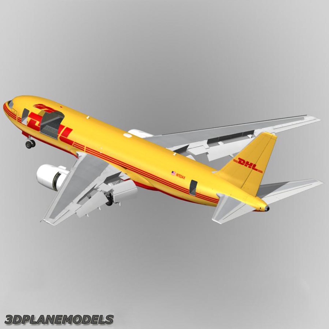 Dhl 767-200f 767 3d Model