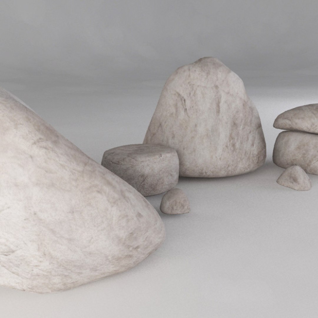 3d Model Rocks