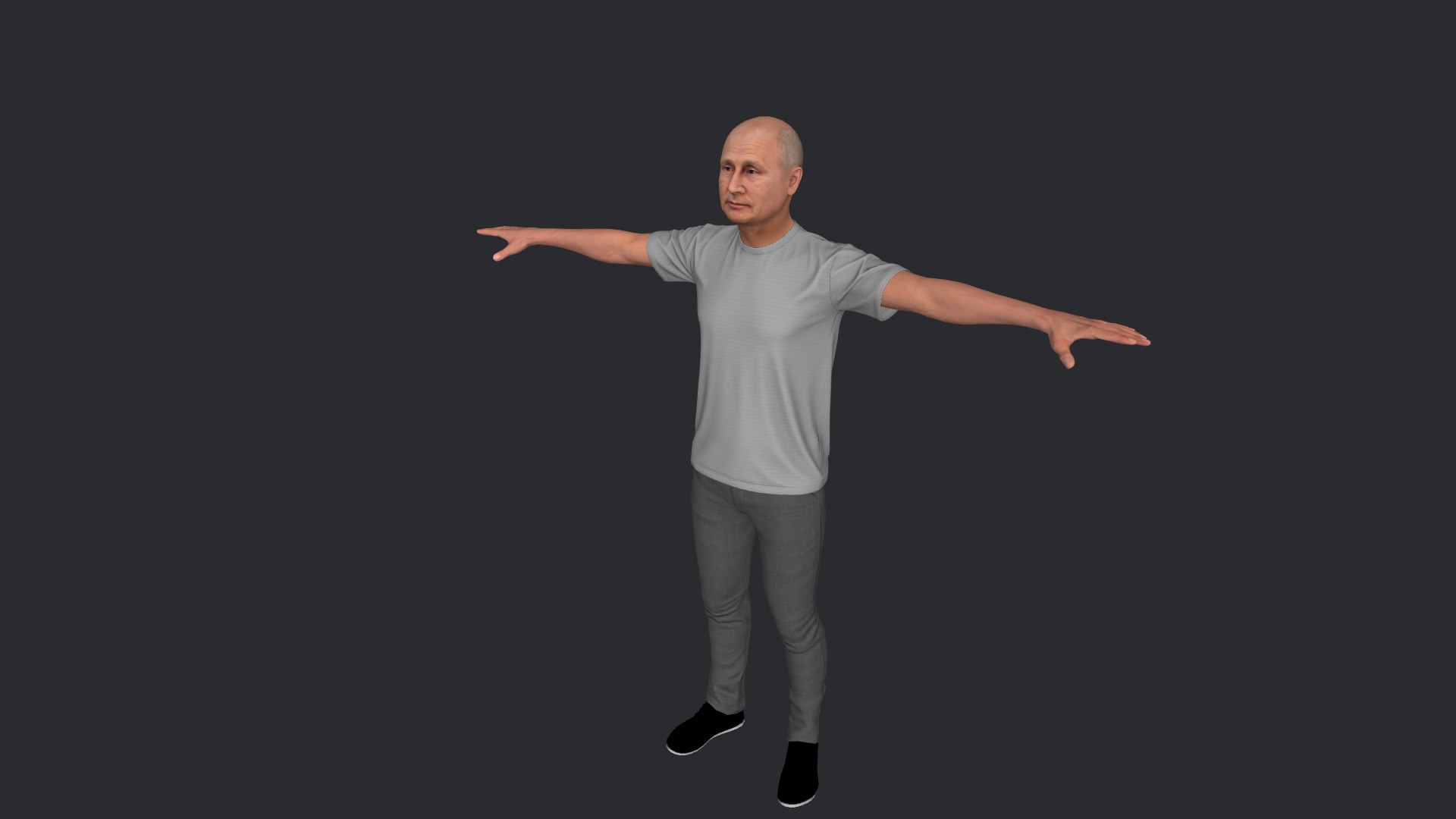 Vladimir Putin Hyper Realistic Full Body Fully Rigged 3D Character 3D ...