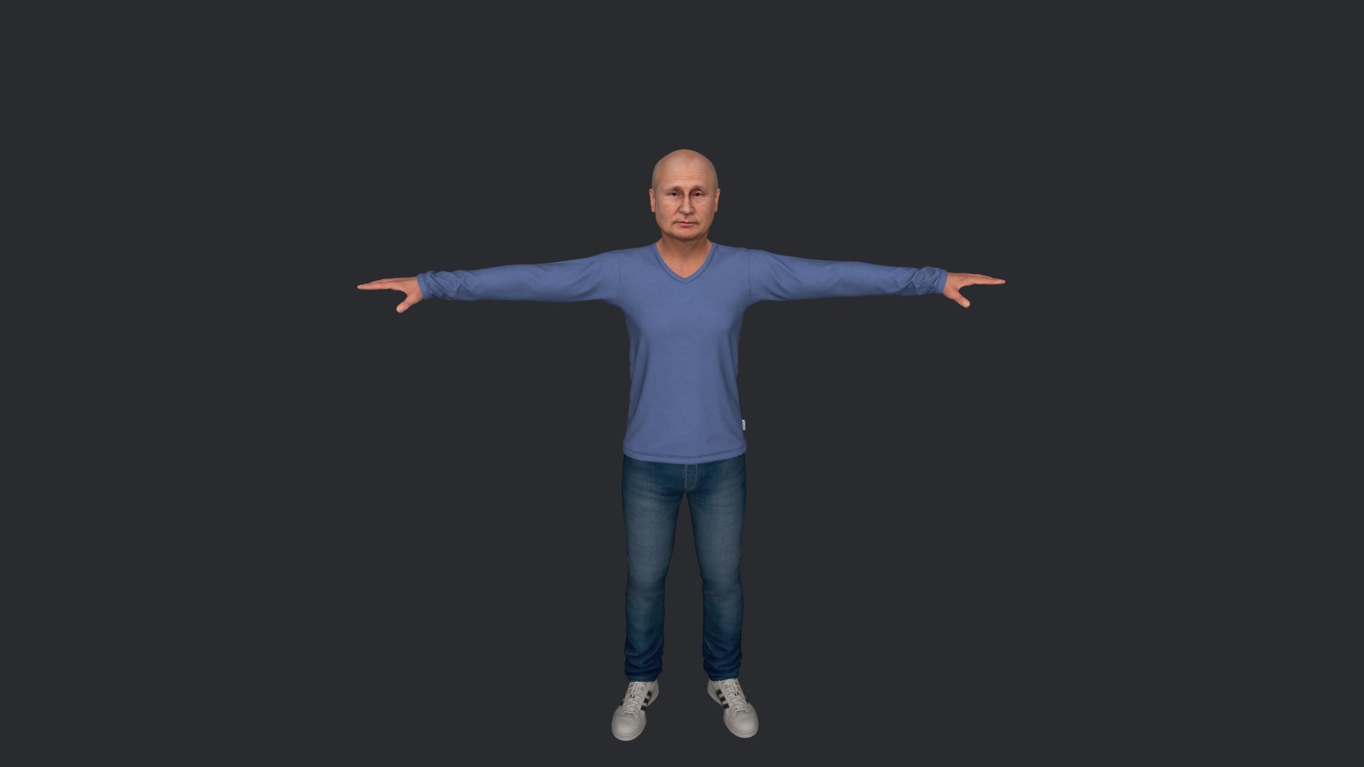 Vladimir Putin Hyper Realistic Full Body Fully Rigged 3D Character 3D ...
