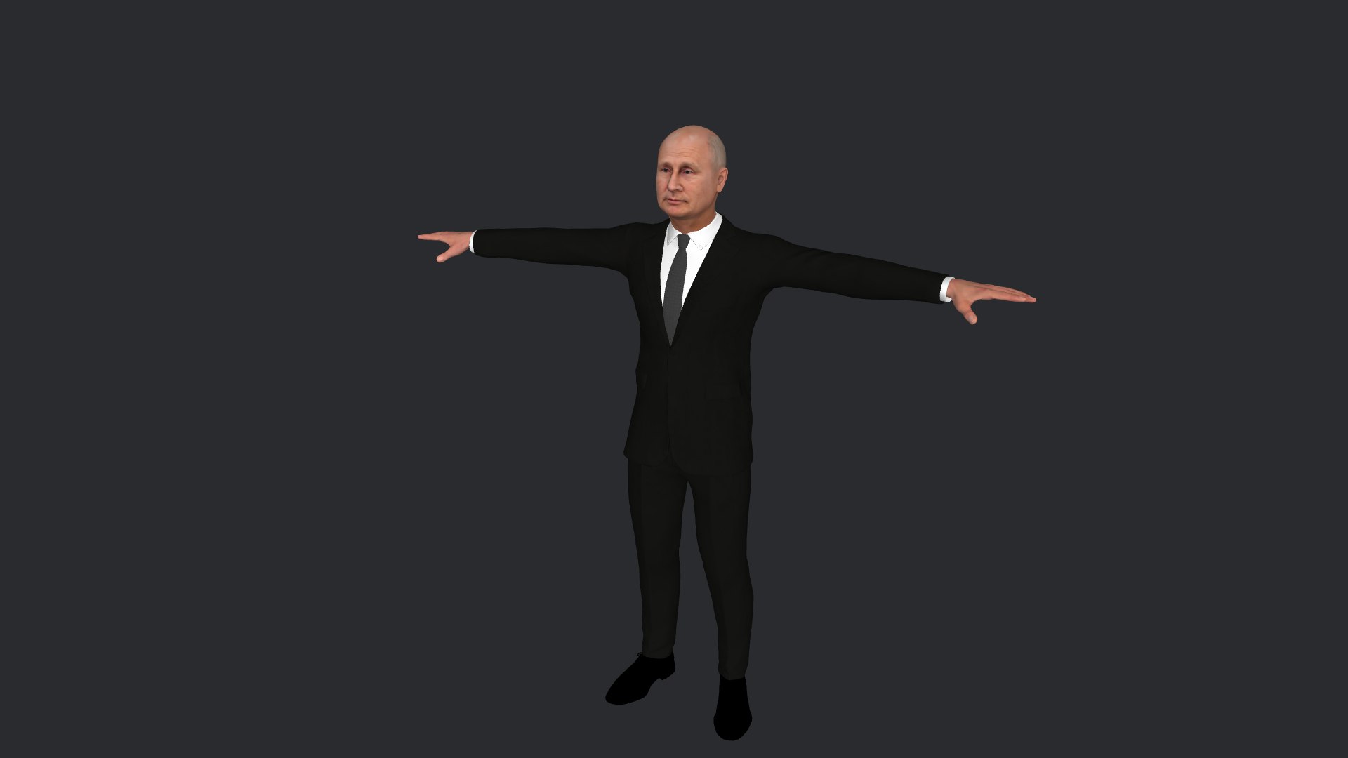 Vladimir Putin Hyper Realistic Full Body Fully Rigged 3D Character 3D ...