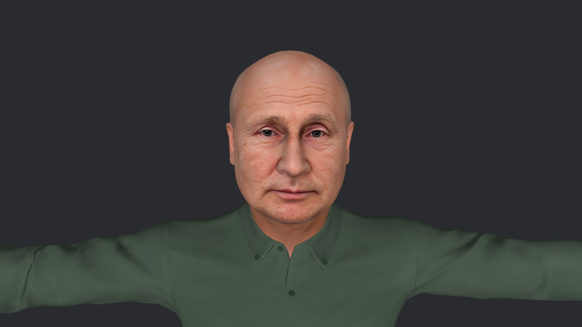 Vladimir Putin Hyper Realistic Full Body Fully Rigged 3D Character 3D ...