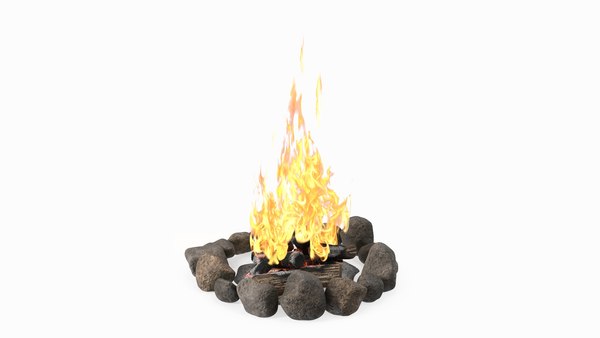 modelo 3d Fogata con anillo de piedra - TurboSquid 2261895