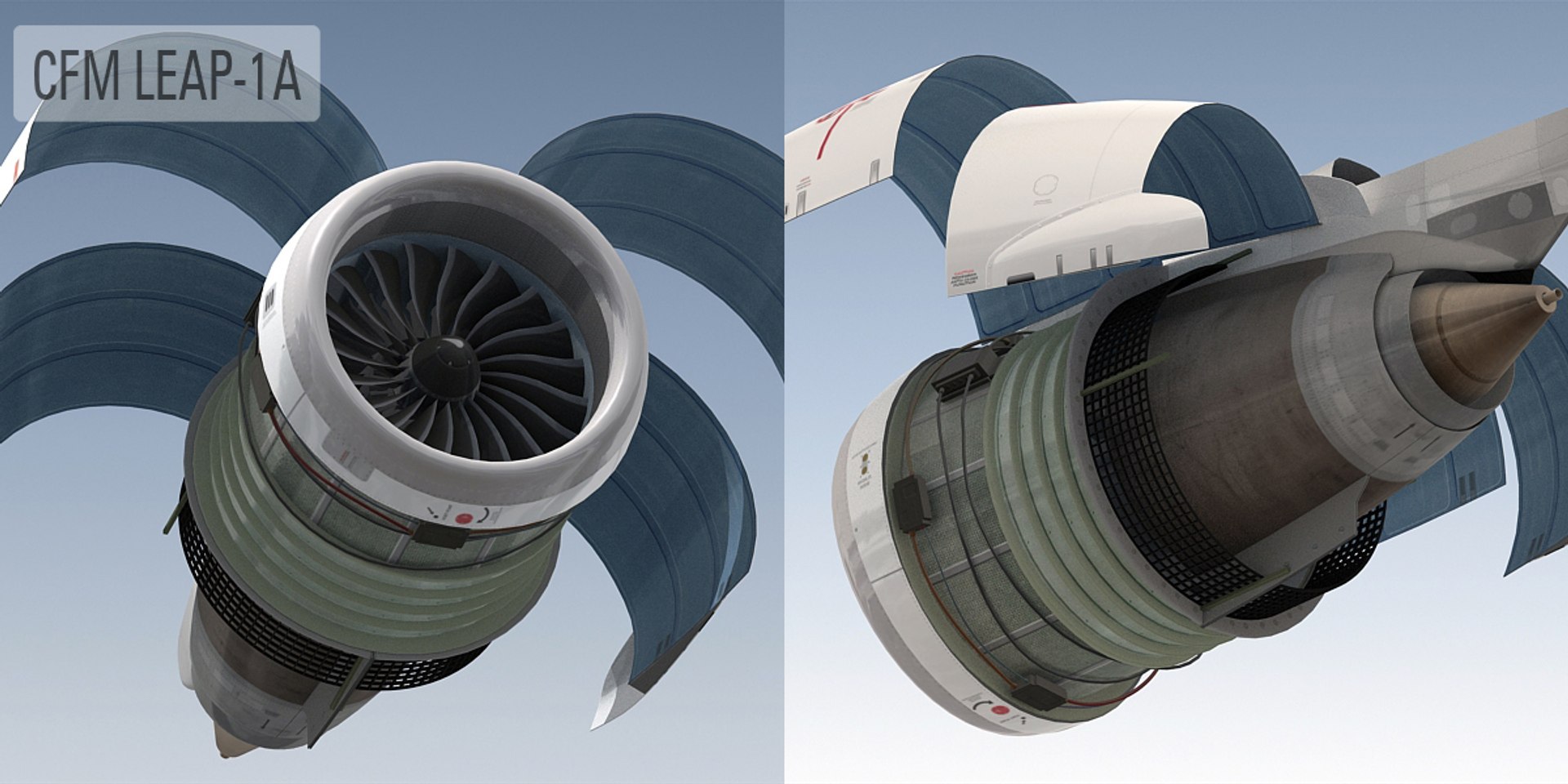 Cfm Leap Engines 3D Model - TurboSquid 1225853