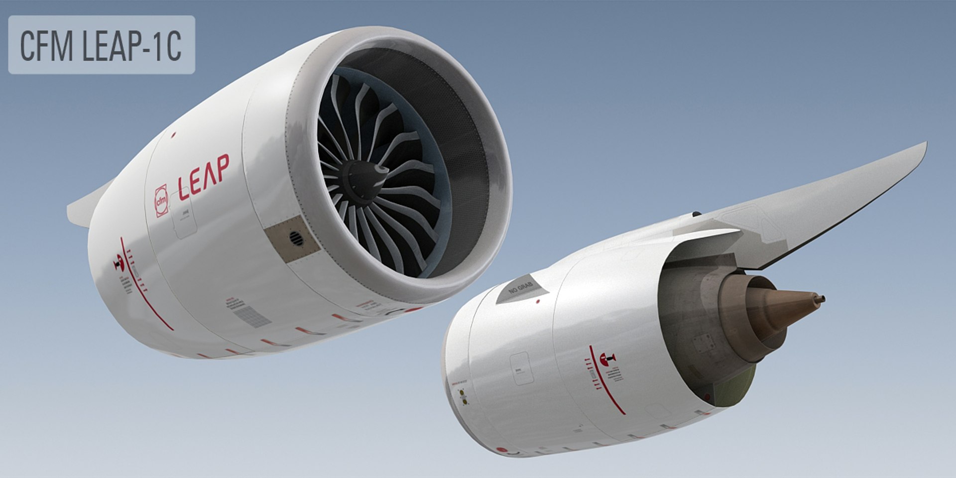 Cfm Leap Engines 3D Model - TurboSquid 1225853