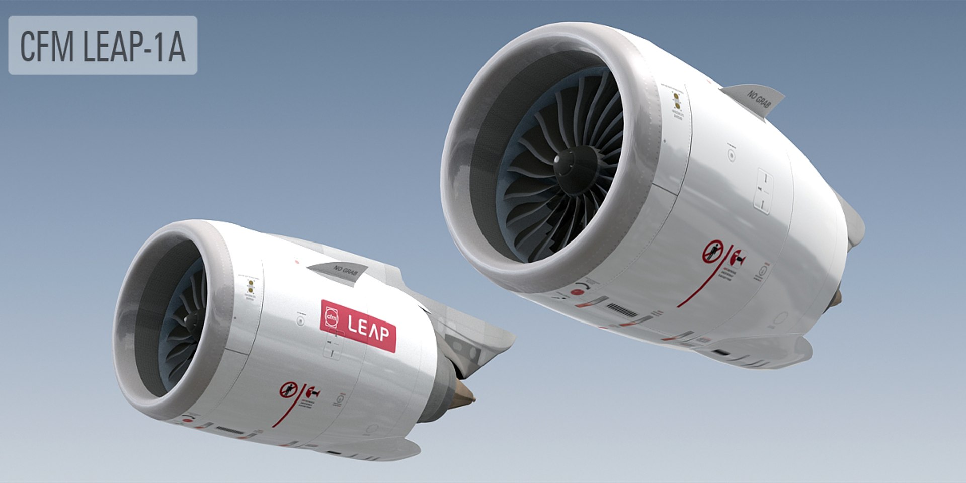 Cfm Leap Engines 3D Model - TurboSquid 1225853