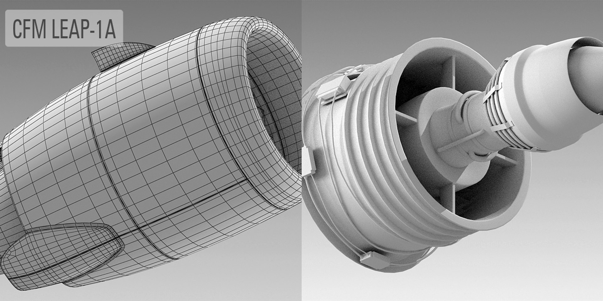 Cfm Leap Engines 3D Model - TurboSquid 1225853