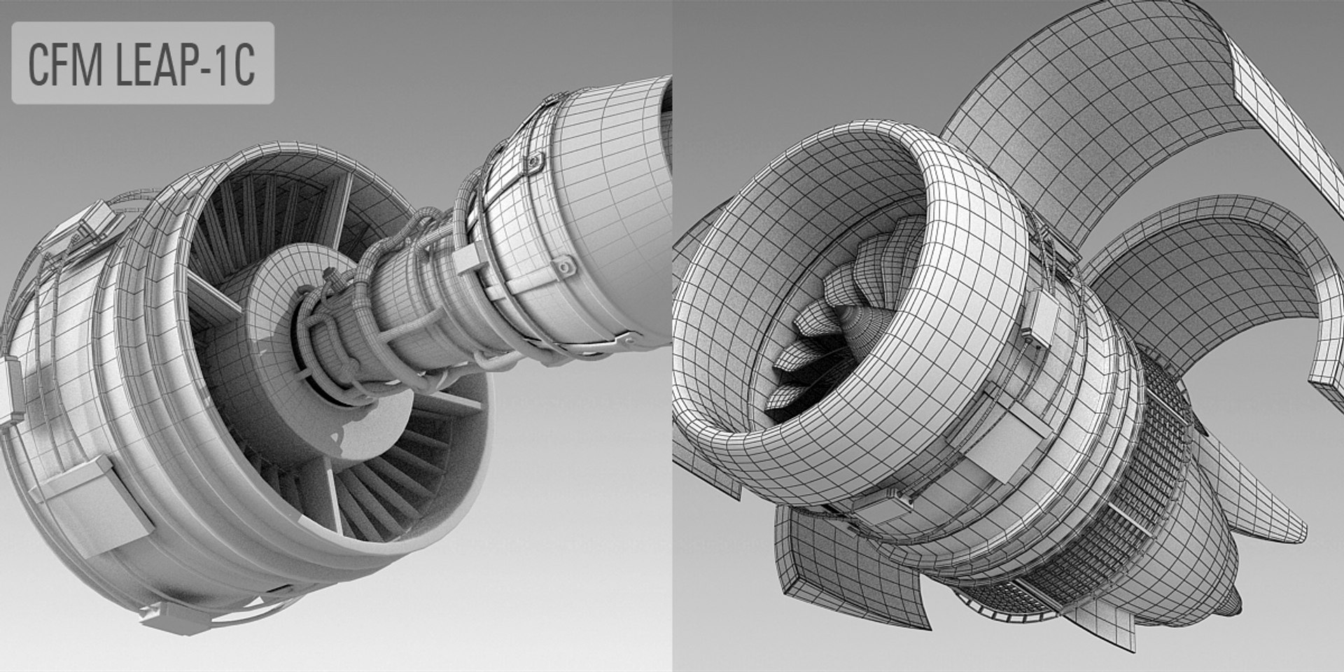 Cfm Leap Engines 3D Model - TurboSquid 1225853