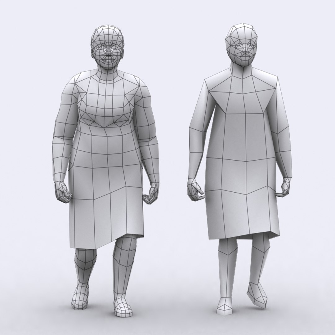 3d 3ds realpeople seniors