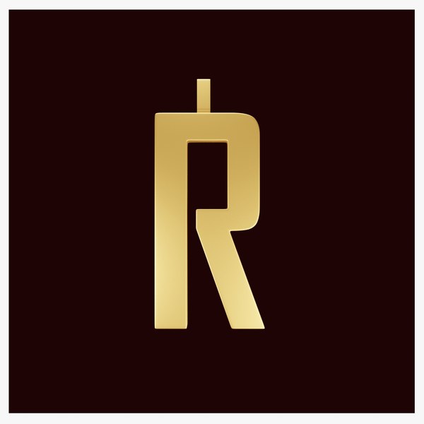 modelo 3d Colgante letra R - TurboSquid 2114606