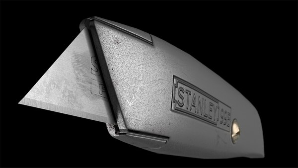 Stanley utility knife 3D model - TurboSquid 1200367
