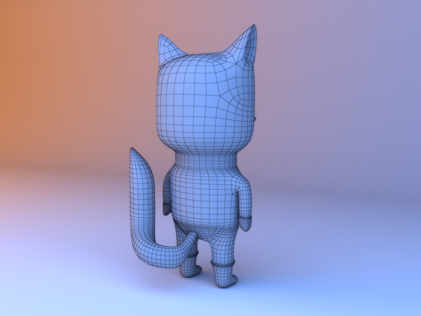 Cute Cartoon White Arctic Fox - Character 3D Model - TurboSquid 1951525